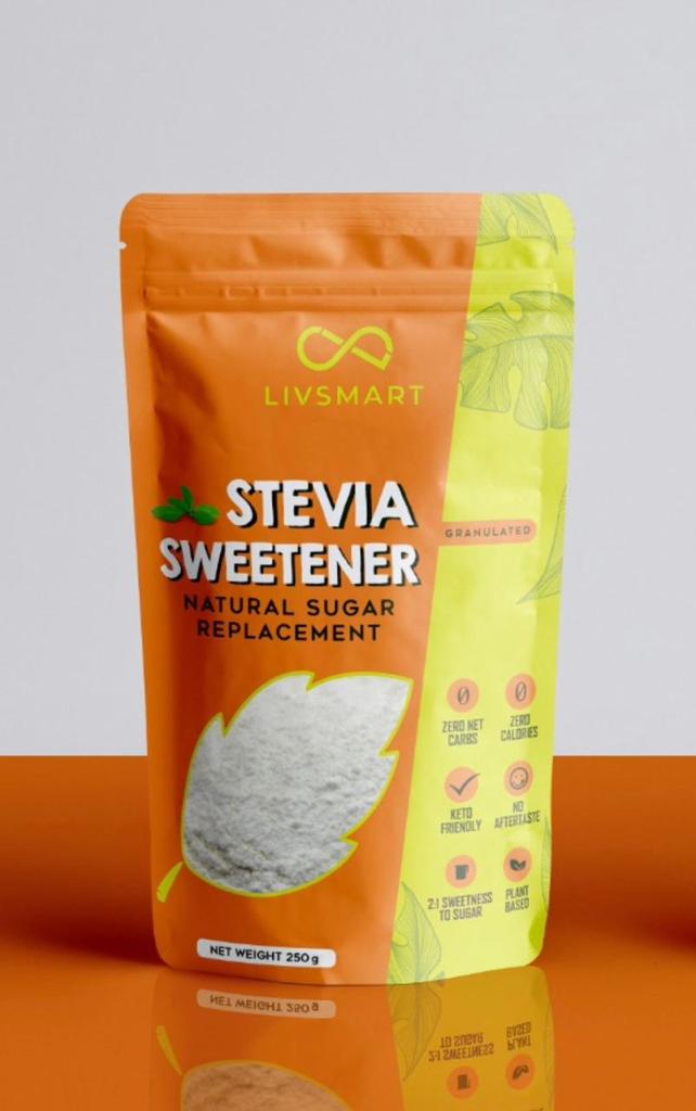 Livsmart Stevia Sweetener Granulated 250g – Biorganic