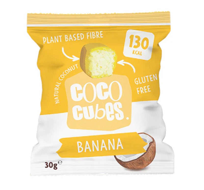Coco Cubes Banana Coconut Snack - 30g – Biorganic