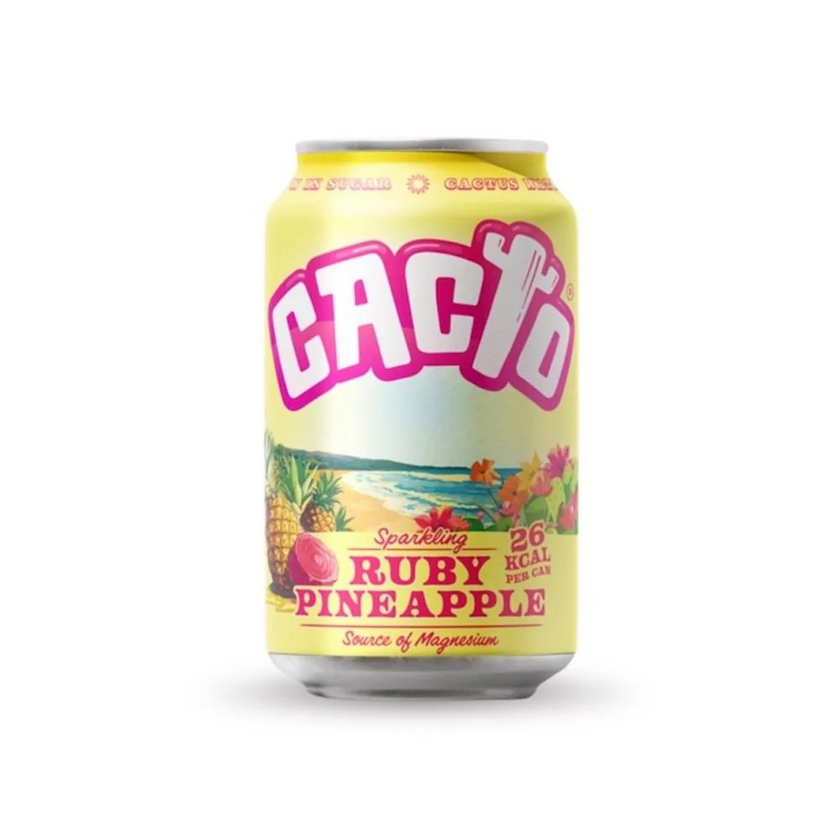 Cacto Drinks Ruby Pineapple Cactus Water - 330ml – Biorganic