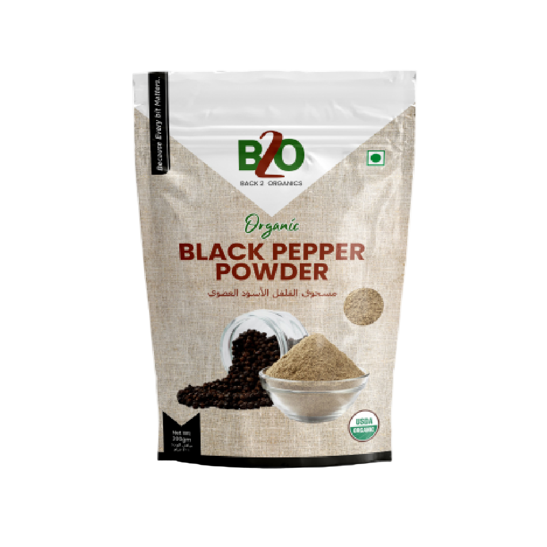 B2O Organic Black Pepper Powder 200g – Biorganic