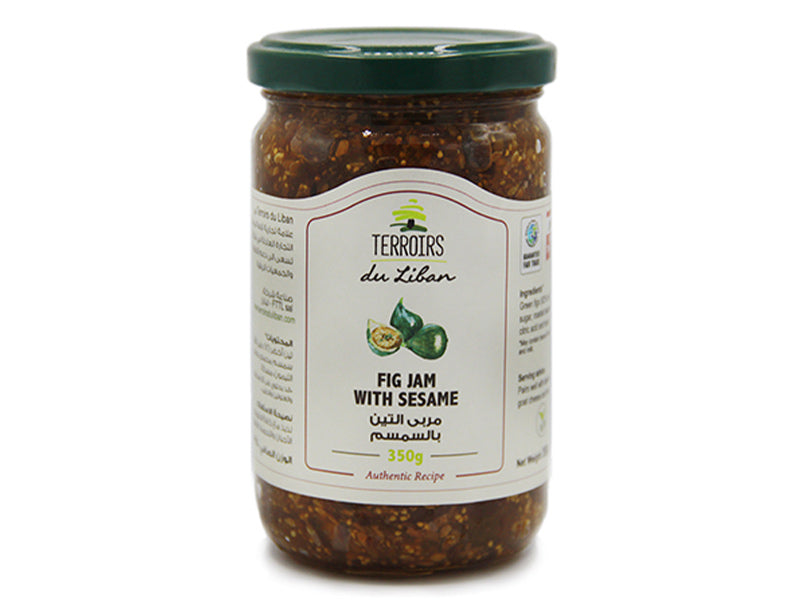 Terroirs Fig Jam with Sesame 350g – Biorganic