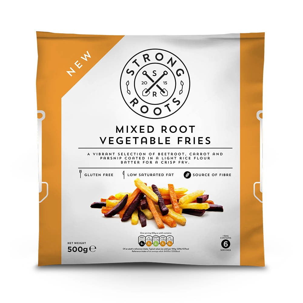 Strong Roots Mixed Root Vegetable Fries 500g – Biorganic